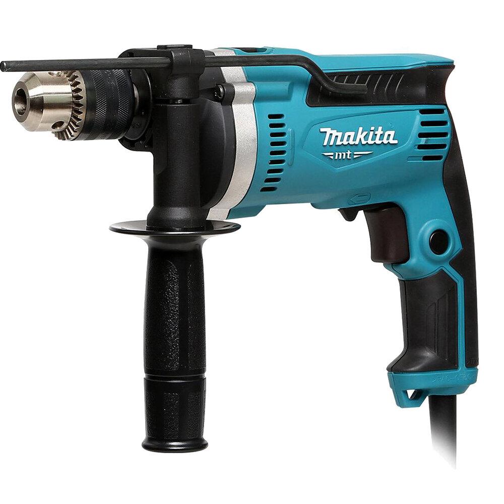 Дрель ударная Makita M8100B 710Вт, 3200 об/мин, ключевой патрон, бирюзовый