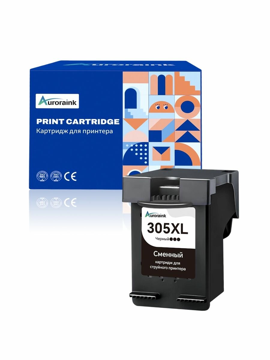 Черный картридж HP 305 XL для принтера HP DeskJet 2320 2710 2720, Plus 4120 4130
