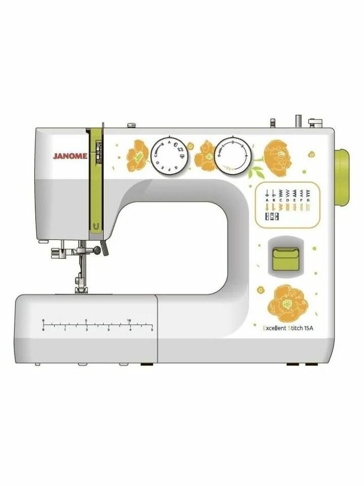 Швейная машина Janome Excellent Stitch 15A белый