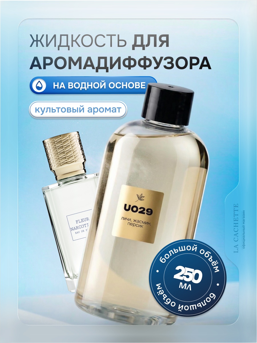 Жидкость для ультразвукового ароматизатора для дома Fleur Narcotique U029 250мл