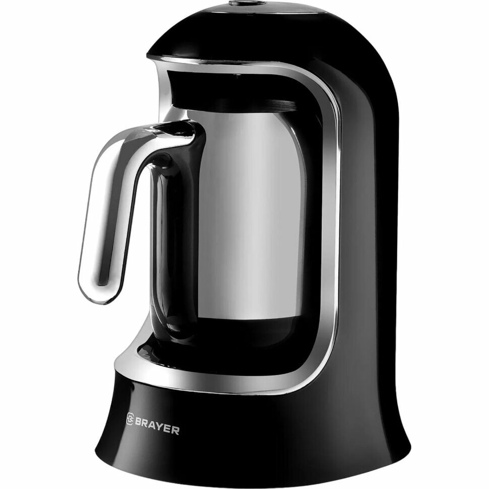 Кофеварка BRAYER 1145BR 800Вт,500мл, автооткл, нерж. сталь, автомат. Приготовл, 2121031