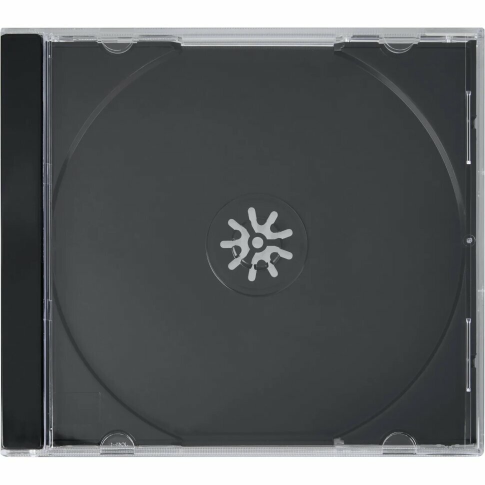 Бокс для CD дисков один. черн. CDB-jb 10шт в уп, 2192483