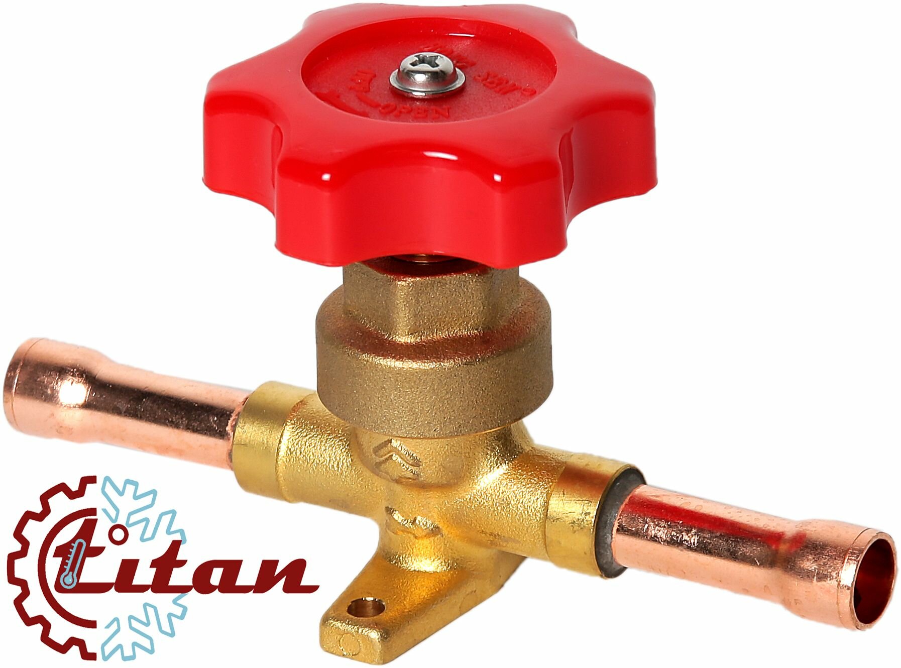 Кран мембранный 10V 3/8" ODF ручной (пайка) TITAN