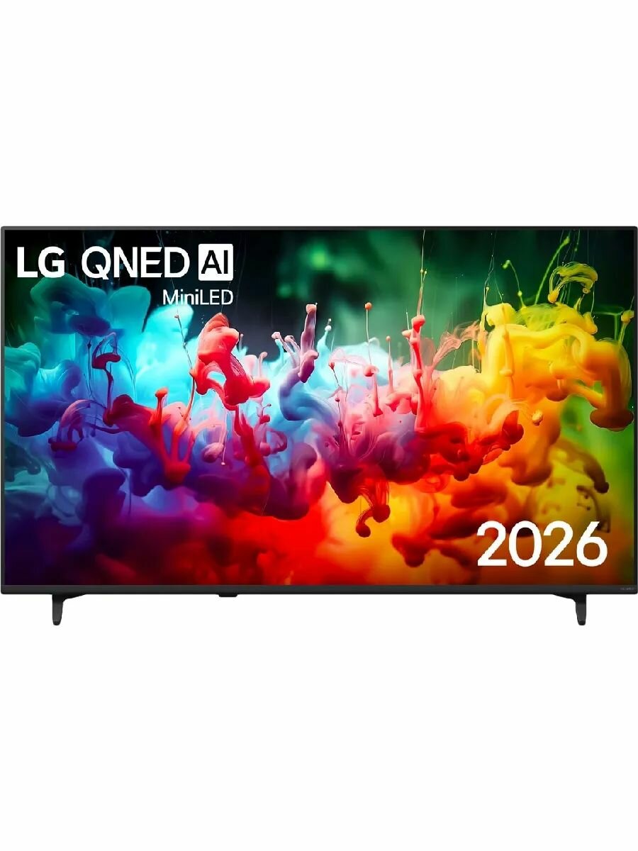 Телевизор LG 55QNED70B6C, 55", Smart TV, 4K UltraHD, 60 Гц, QNED, Wi-Fi , Bluetooth, черный