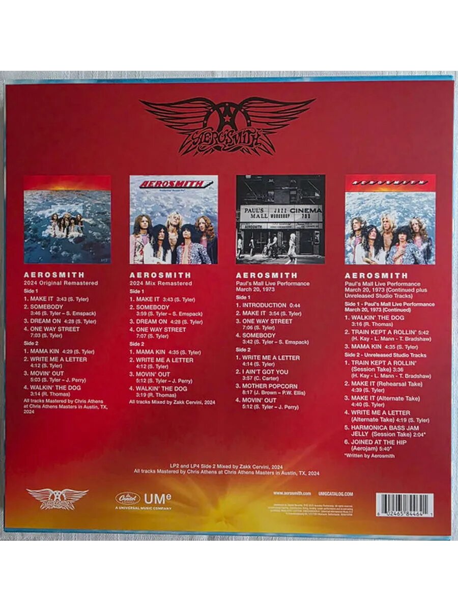 Aerosmith - Aerosmith (4LP box) — фото 1
