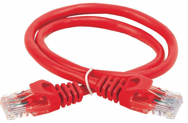 Патч-корд кат.6 UTP 2м красн. ITK PC04-C6U-2M