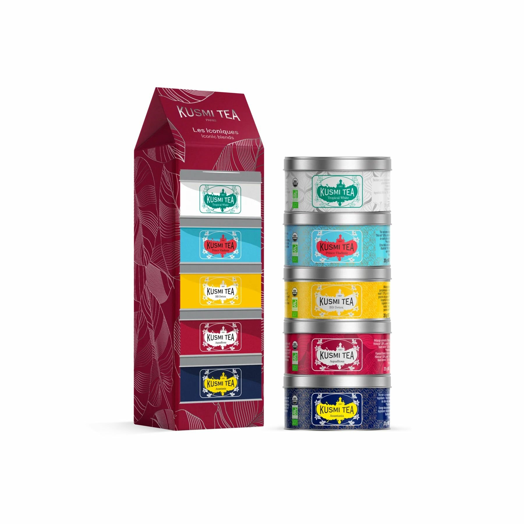Набор чая Iconic Blends KUSMI TEA