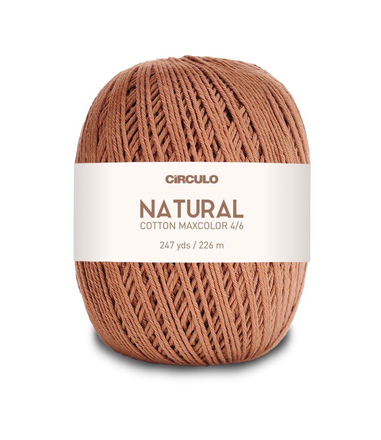 Пряжа CiRCULO NATURAL MAXCOLOR 6, 100% хлопок, 200гр. 226м, цвет 7603