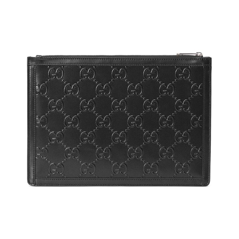 Сумка GUCCI GG Embossed, фактура тиснение — фото 1