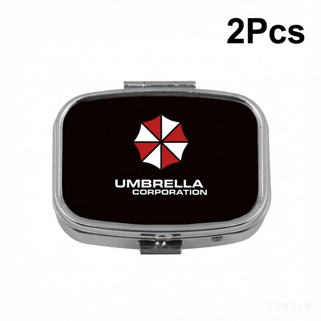 Футляр для таблеток Umbrella Corporation, 2шт, черный