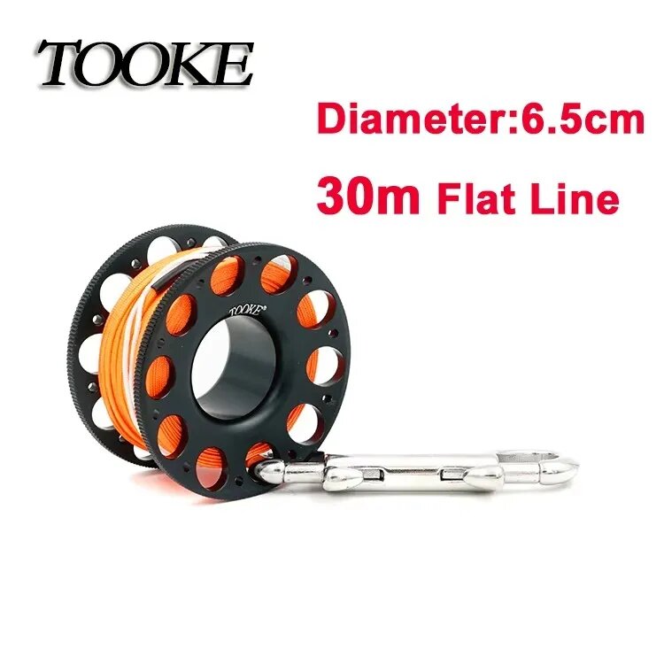 Подводная катушка TOOKE, 30м, черная