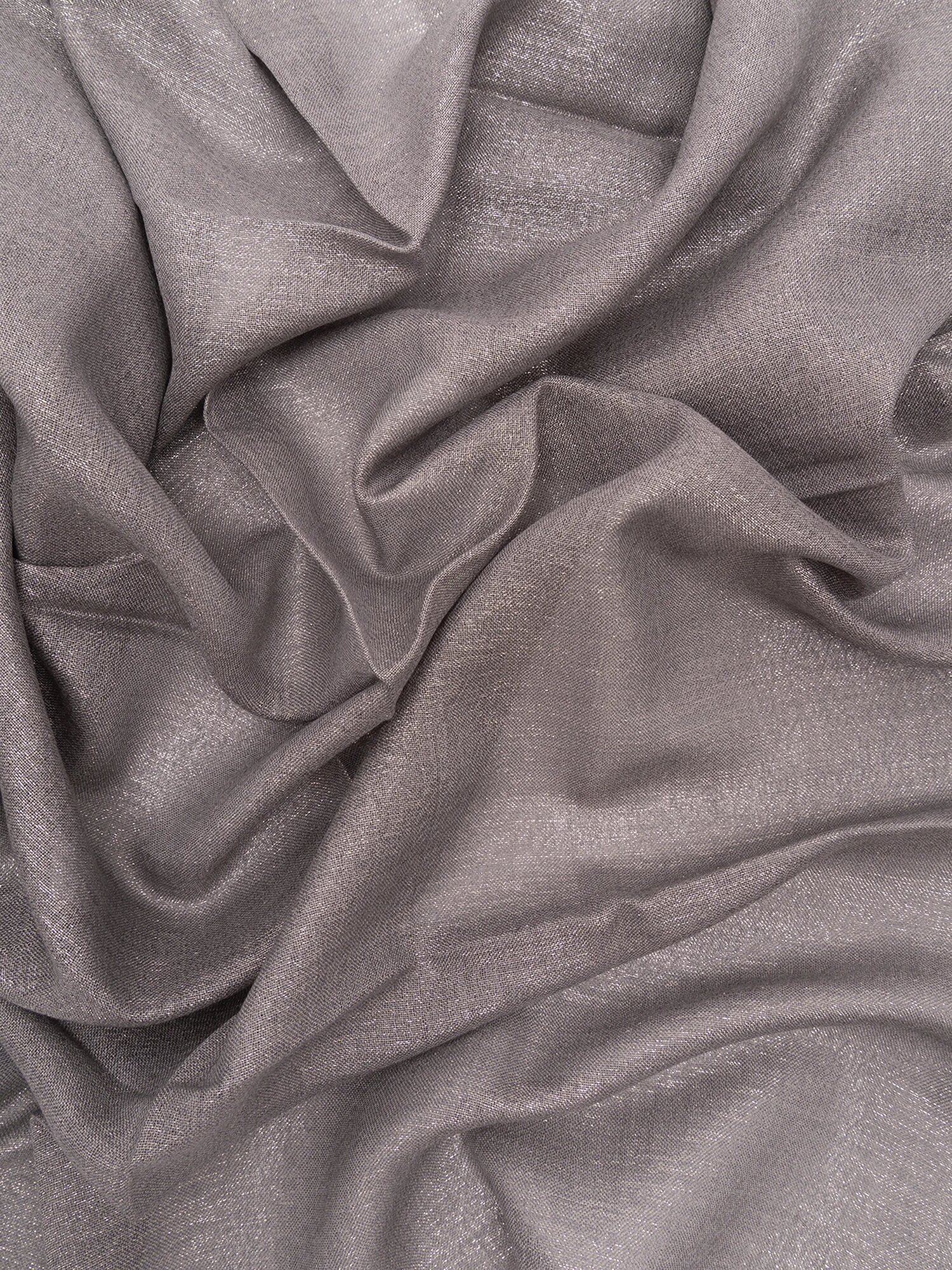 Шарф BRUNELLO CUCINELLI Metallic-thread frayed scarf для девочек — фото 1
