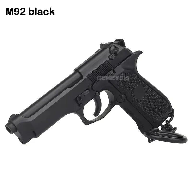 Тактический брелок-пистолет G45 M92 1911 Черный, M92 black