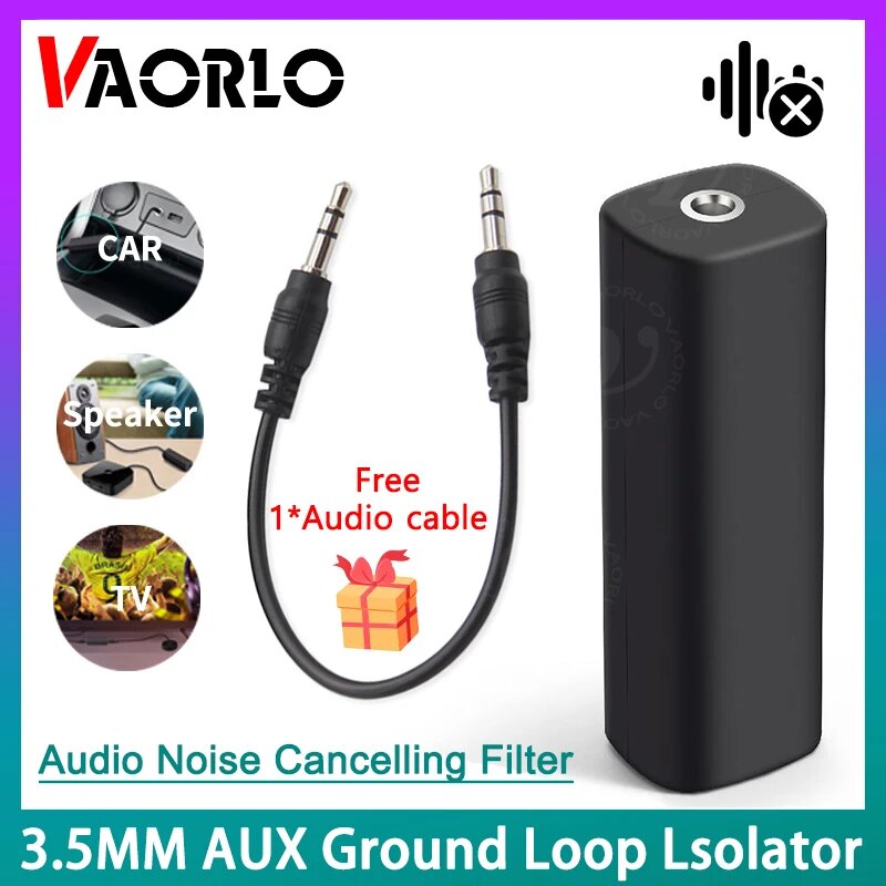 Фильтр шумоподавления VAORLO 3,5 мм AUX