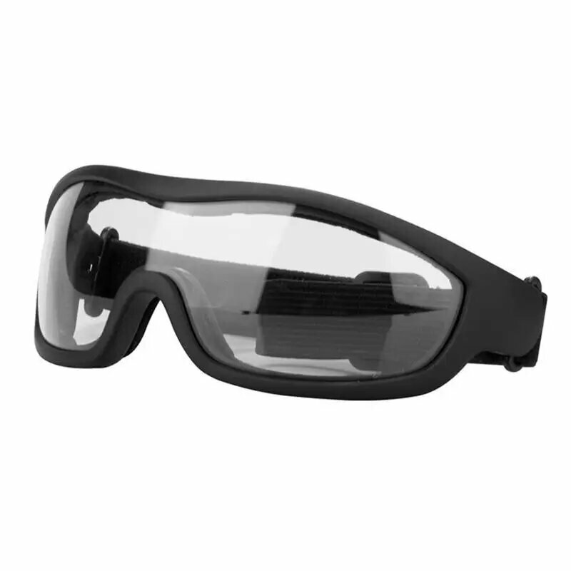Черные защитные очки для мотоцикла и электровелосипеда, Clear