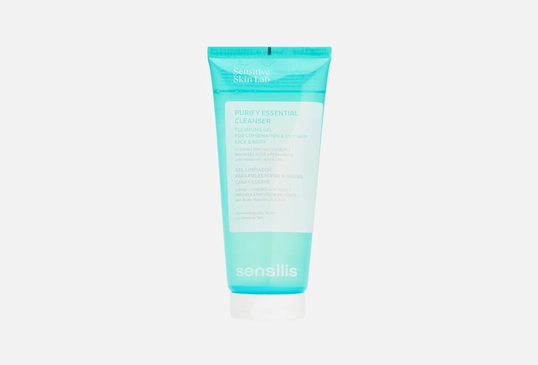 SENSILIS Purify Essential Cleanser Cleansing Gel for Combination & Oily Skin Очищающий гель для комбинированной и жирной кожи 200 мл
