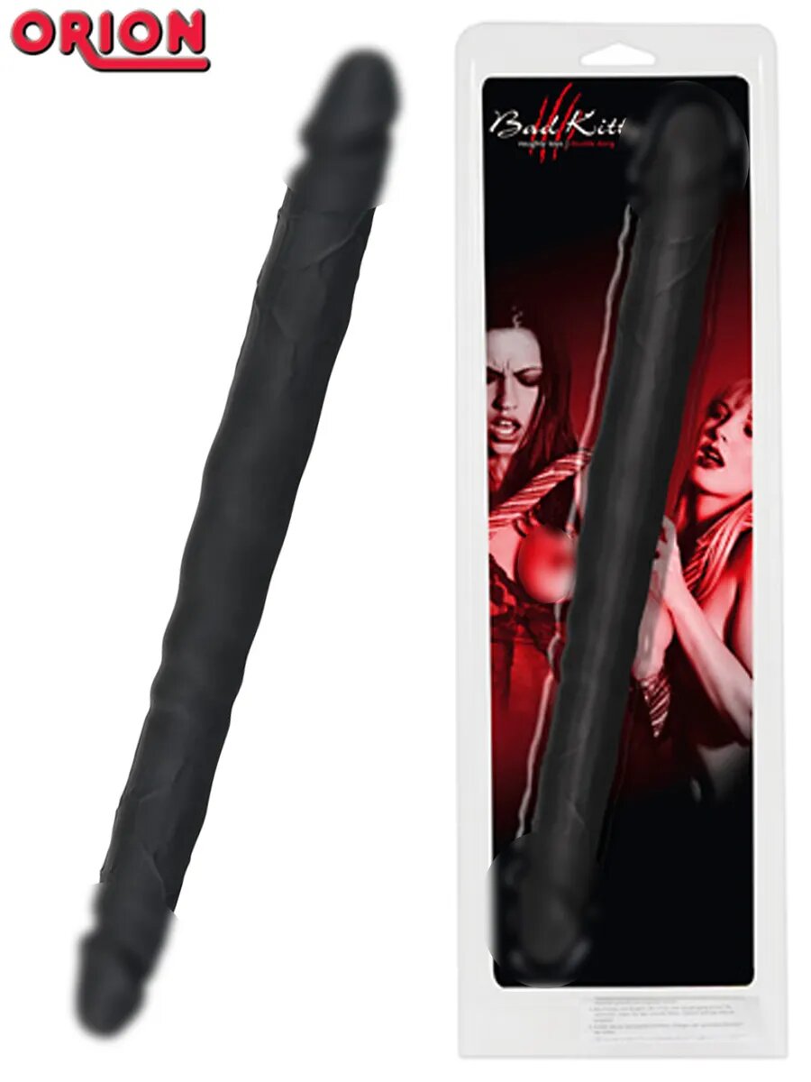 Фаллоимитатор двухголовый Double Dong Black (40 см х 4 см)
