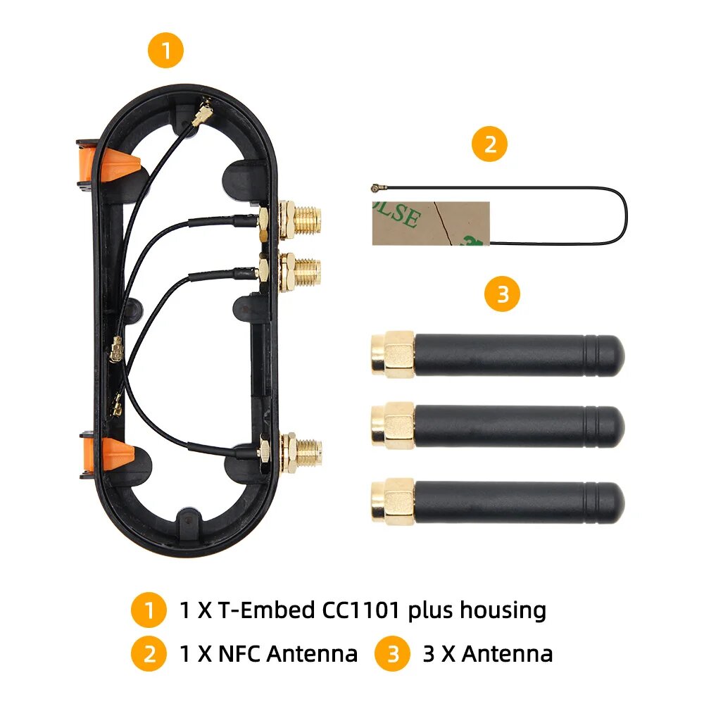 KIT LILYGO® T-Embed CC1101 Plus, Black