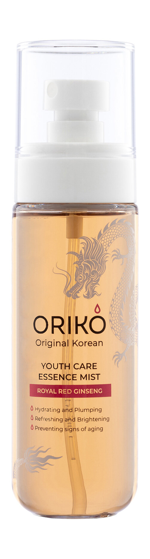 ORIKO Мист-эссенция для лица Royal Red Ginseng Youth Care Essence Mist увлажняющий, 100 мл