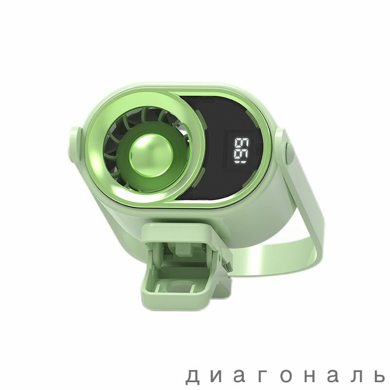 Авто-клип для машины с LED дисплеем, вентилятор 2026, фиолет