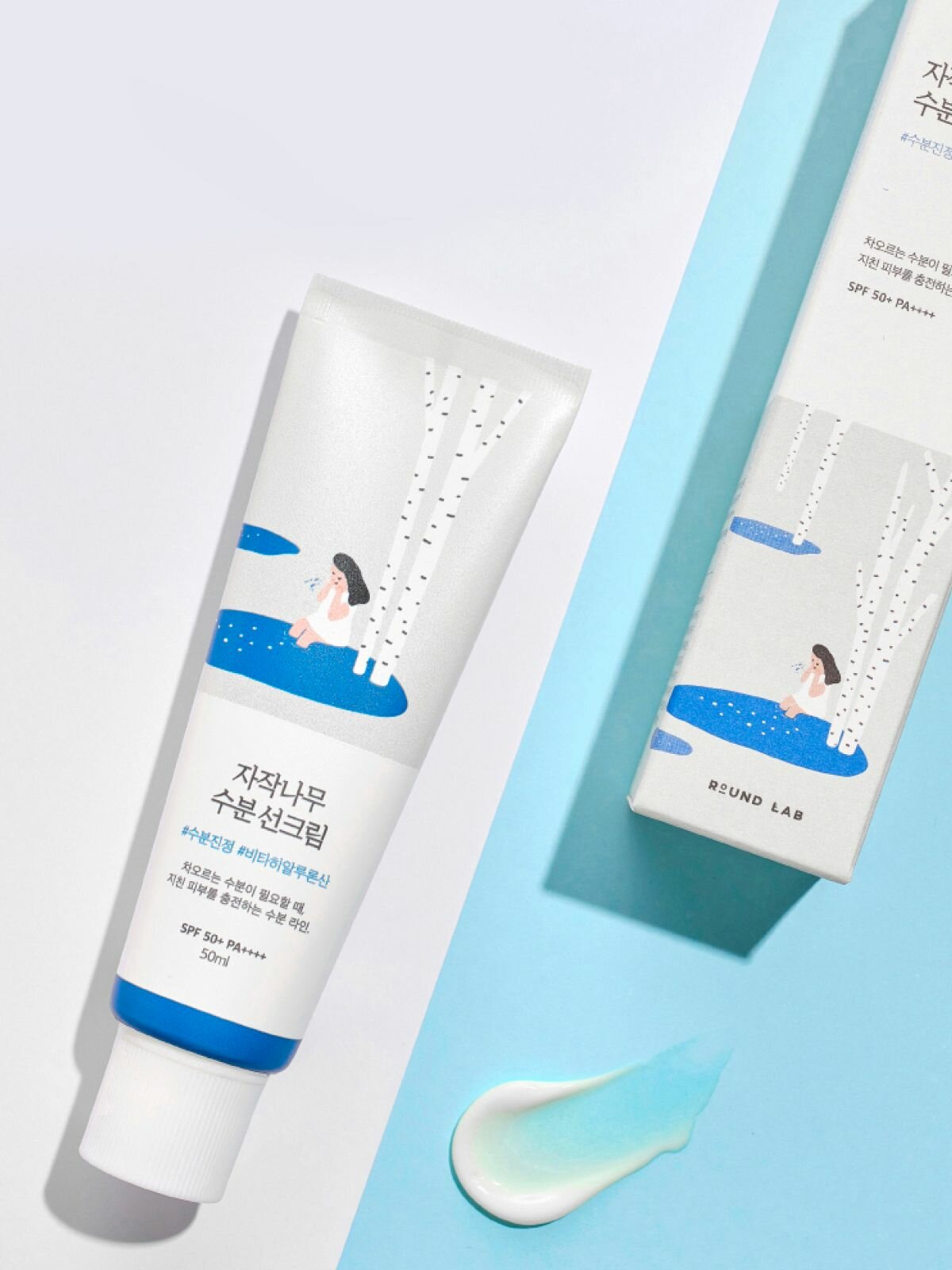 Round Lab Увлажняющий солнцезащитный крем с берёзовым соком Birch Juice Moisturizing Sunscreen 50 мл