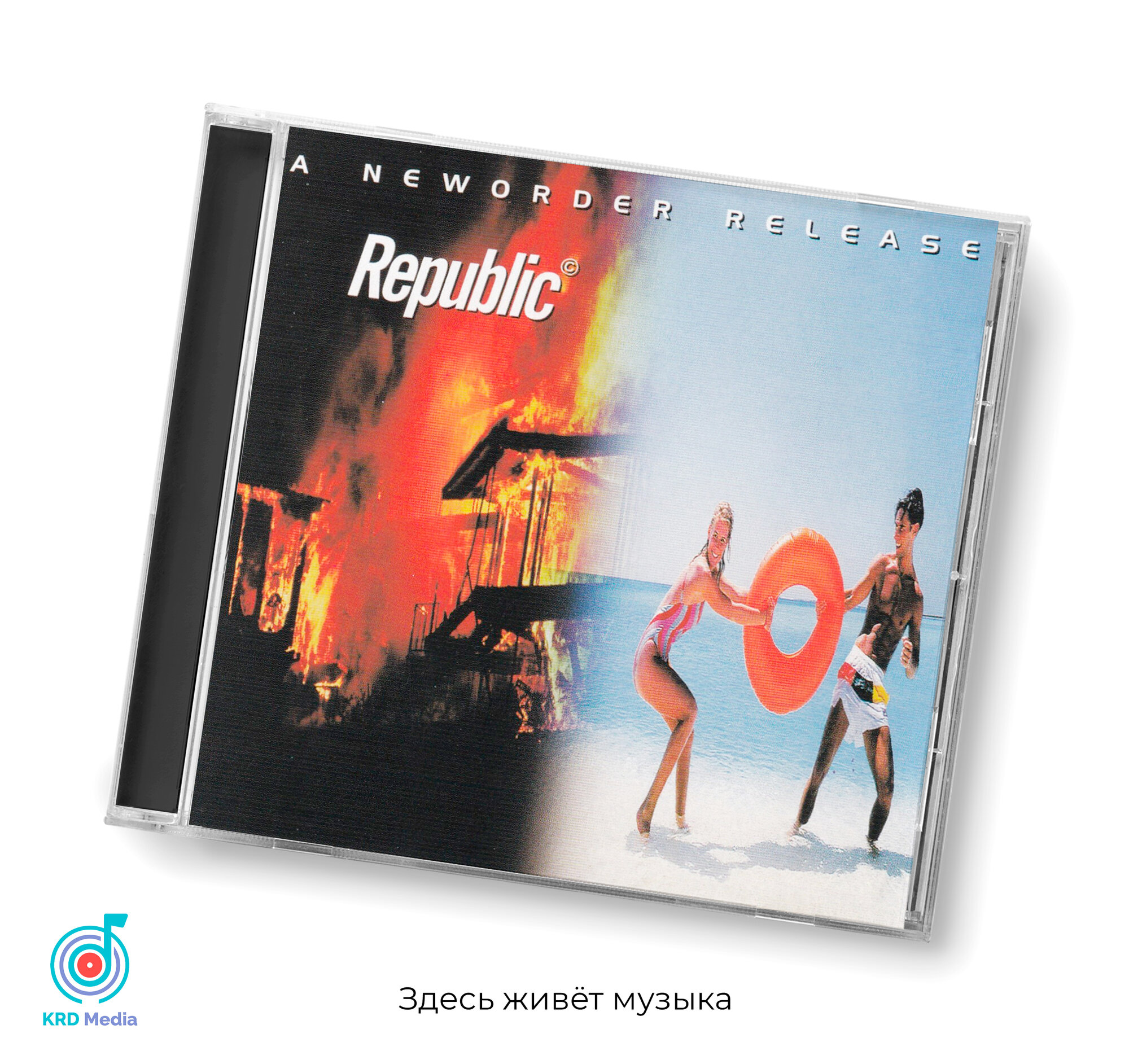 NewOrder - Republic, 1993, 8-page, CD-Аудио