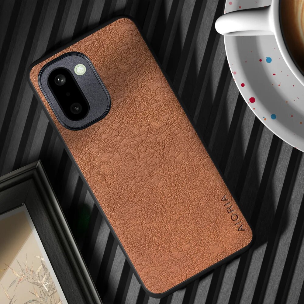 Чехол для телефона Oneplus 15 13 12 15R 13R 12R Funda, простой дизайн, однотонный Brown, Oneplus 13R