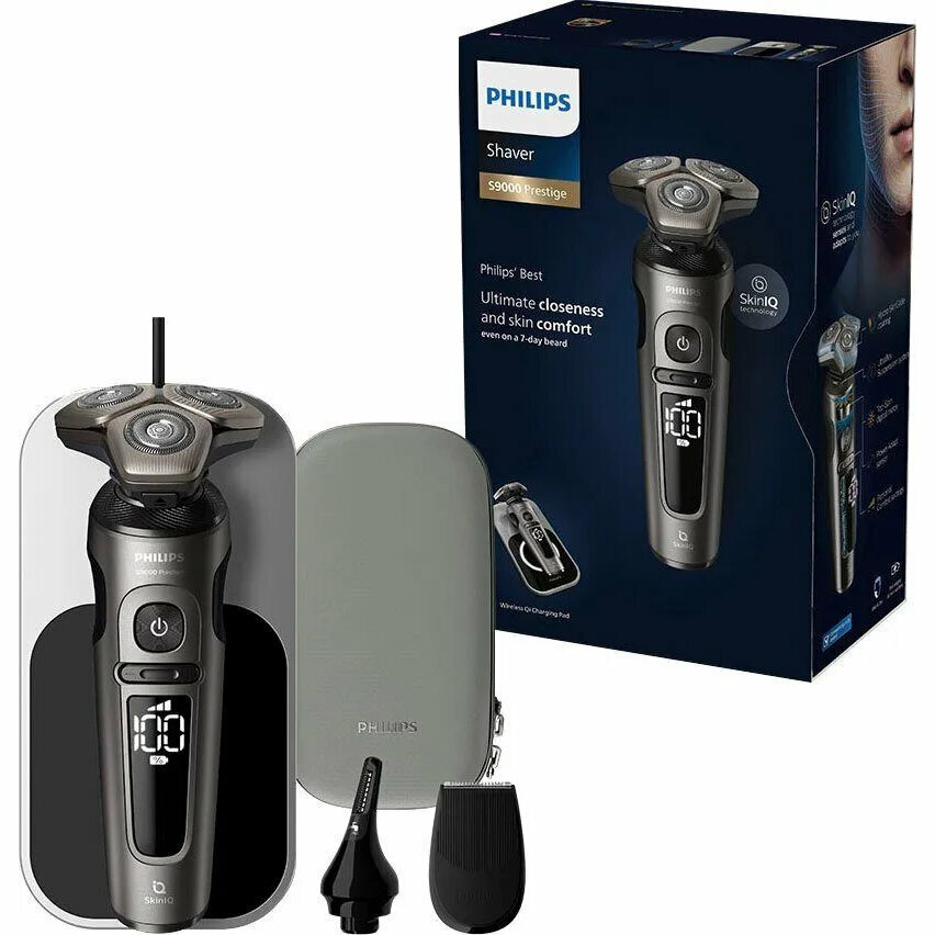 Электробритва Philips Shaver S9000 Prestige SP9872/22, серый