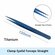Офтальмологические пинцеты QSWTITAN Straight