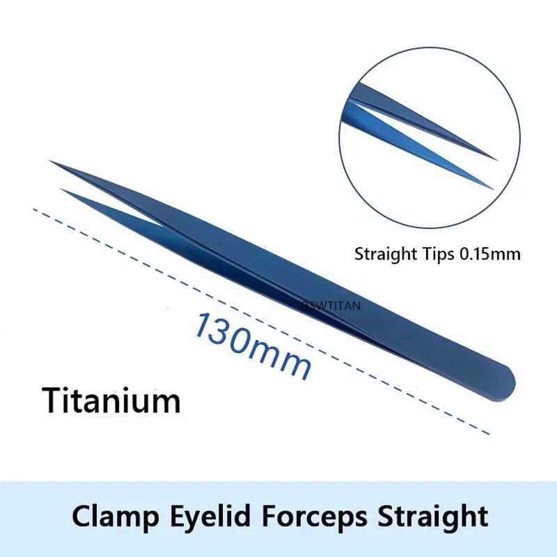 Офтальмологические пинцеты QSWTITAN Straight