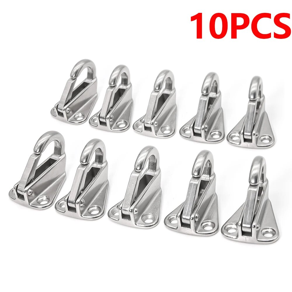 Крюк-фендер из нержавеющей стали 316, 10PCS