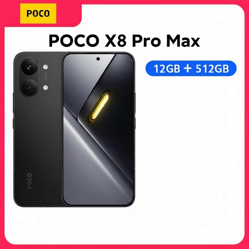 Смартфон Poco X8 Pro Max, 12/512ГБ, global
