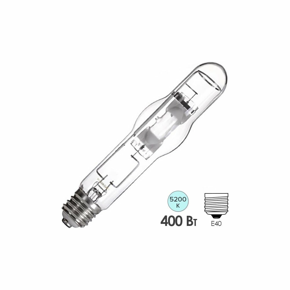 Лампа FL-LED MH ДРИ 400W E40 WHITE BT 5200K 28000lm 10000h d60x275мм ±360 МГЛ 605672