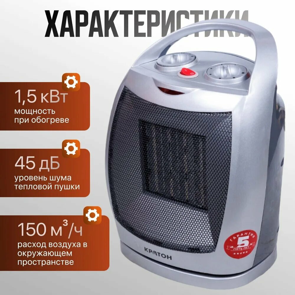 Тепловентилятор Кратон FH-1500/2S — фото 1