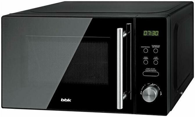 Микроволновая печь BBK 20MWS-722T/B-M, объем 20 л, мощность 700 Вт, черный