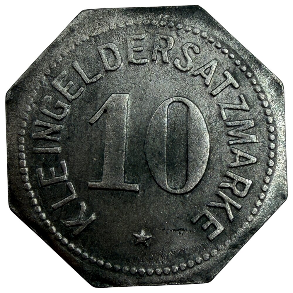 Германия, Германская империя, Майнц 10 пфеннигов 1917 г.