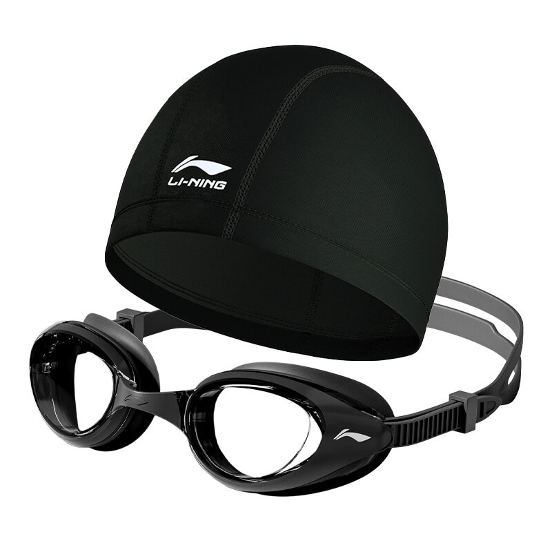 Комплект для плавания унисекс Li-Ning Silicone/polycarbonate, черный, 1137127416