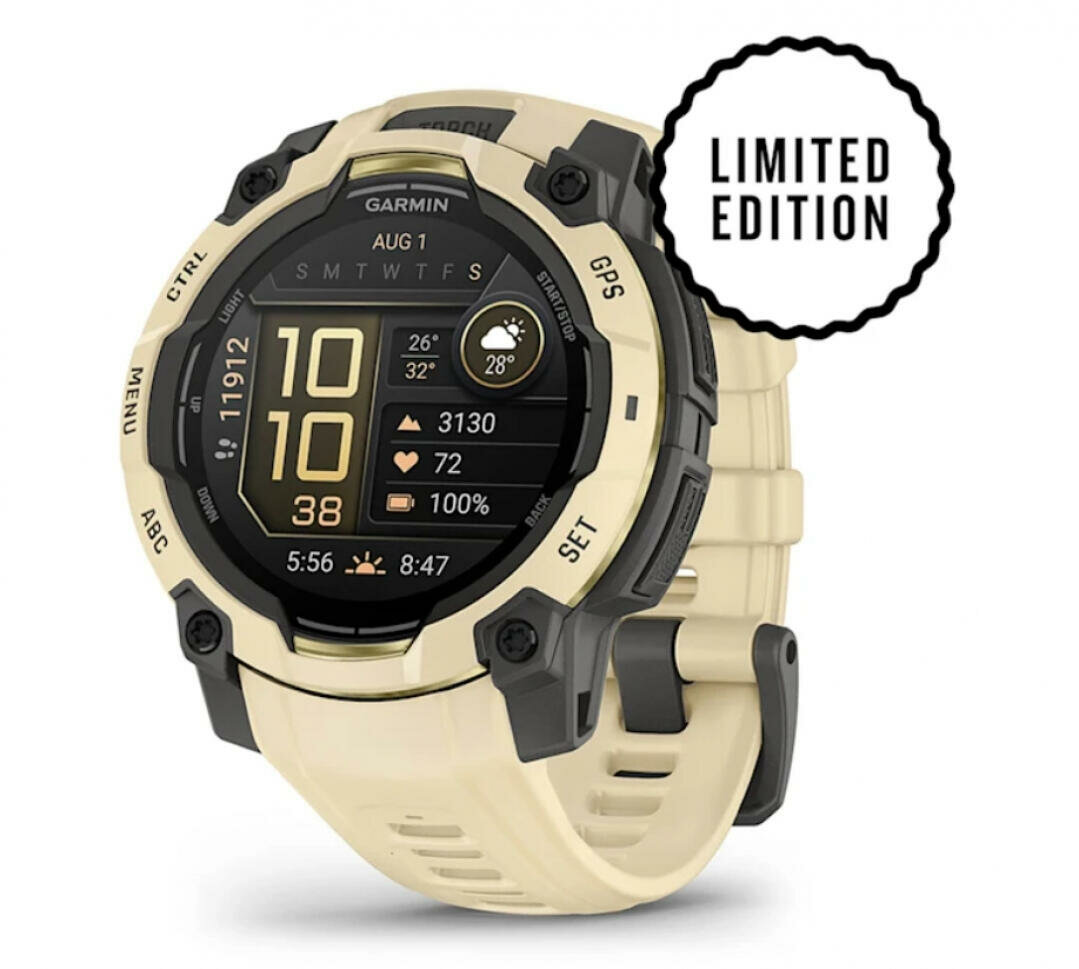 Часы Garmin Instinct 3, 45mm, Amoled Citrine with Citrine Band (010-02936-02)