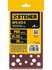 Шлифовальный лист STEHER BPS-813-S 81х133 мм, Р80, на липучке (5 шт)