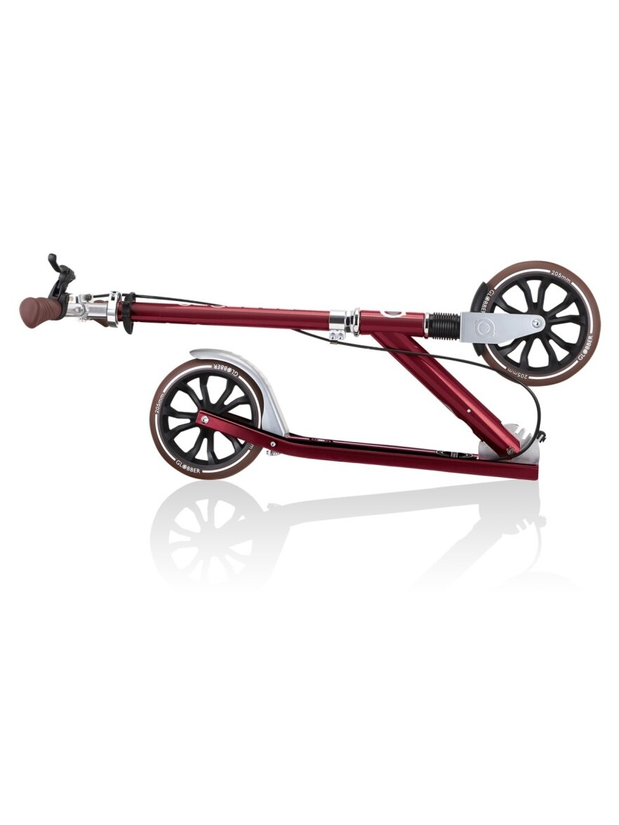 Самокат Globber NL 205 Deluxe, Темно-красный