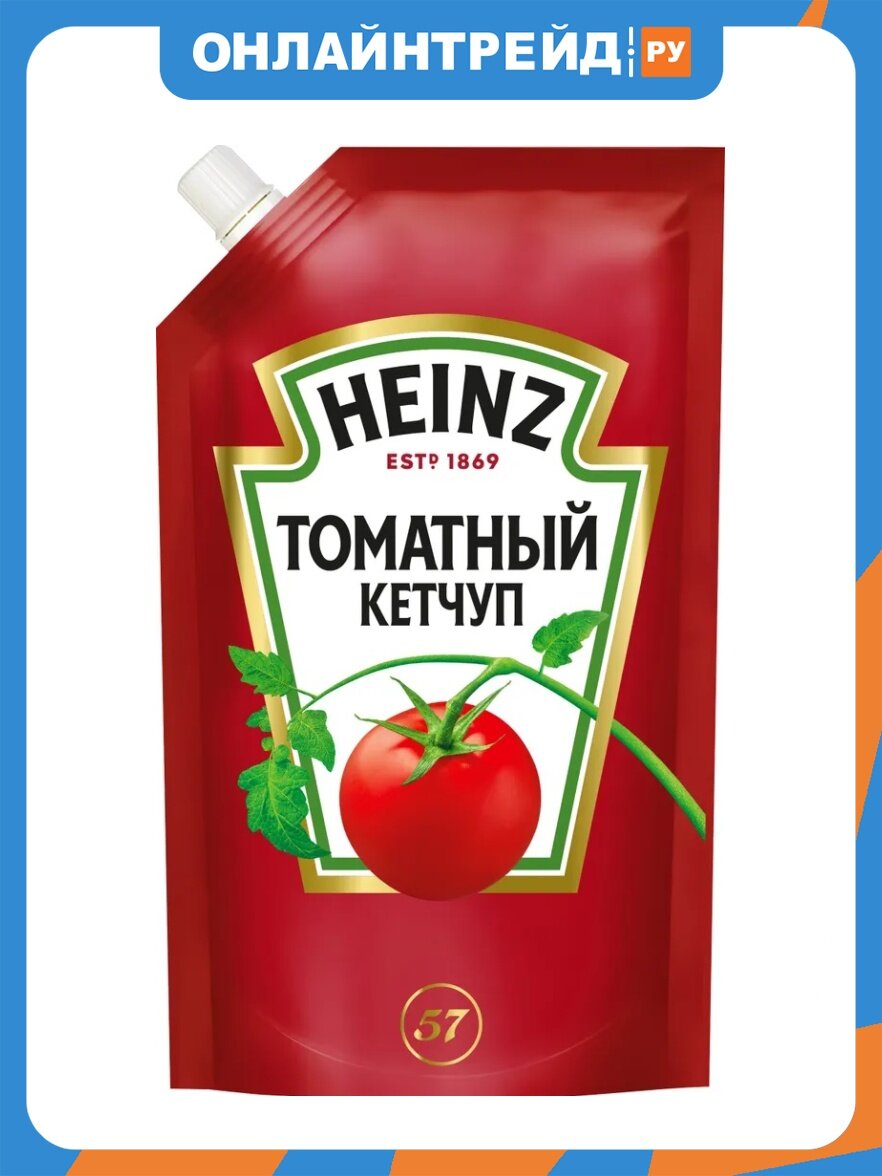 Кетчуп Heinz Томатный дой-пак 320 г
