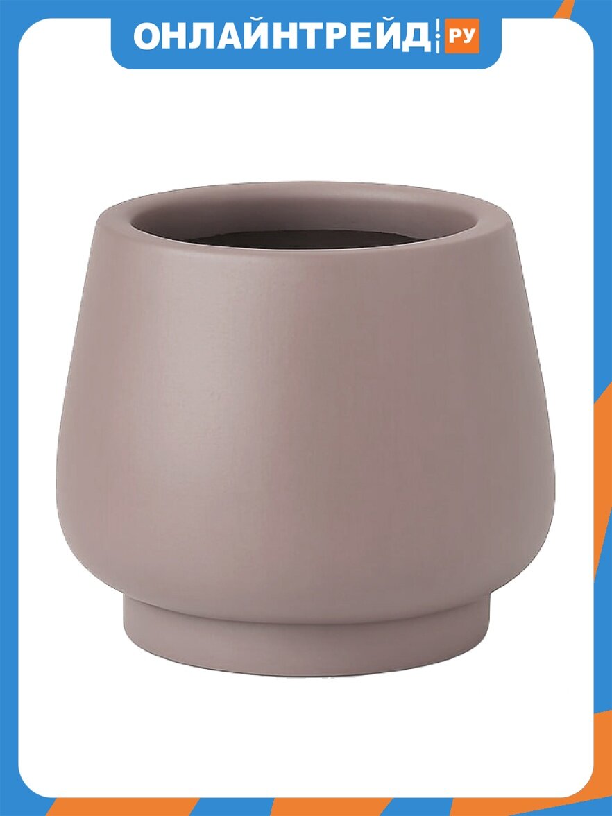 Кашпо Idealist Lite Idealist Дюна, кофе с молоком, Д54 В42 см (DUN54-BRN)