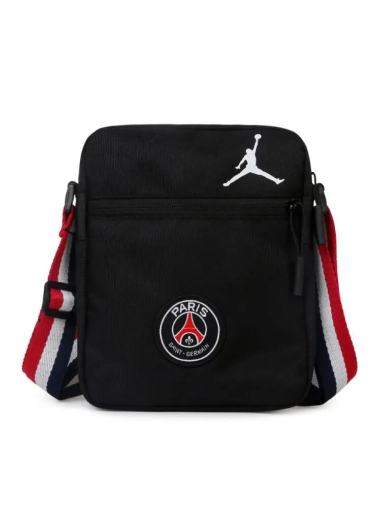 Сумка Jordan Paris Saint-Germain PSG черная спортивная для мужчин и женщин
