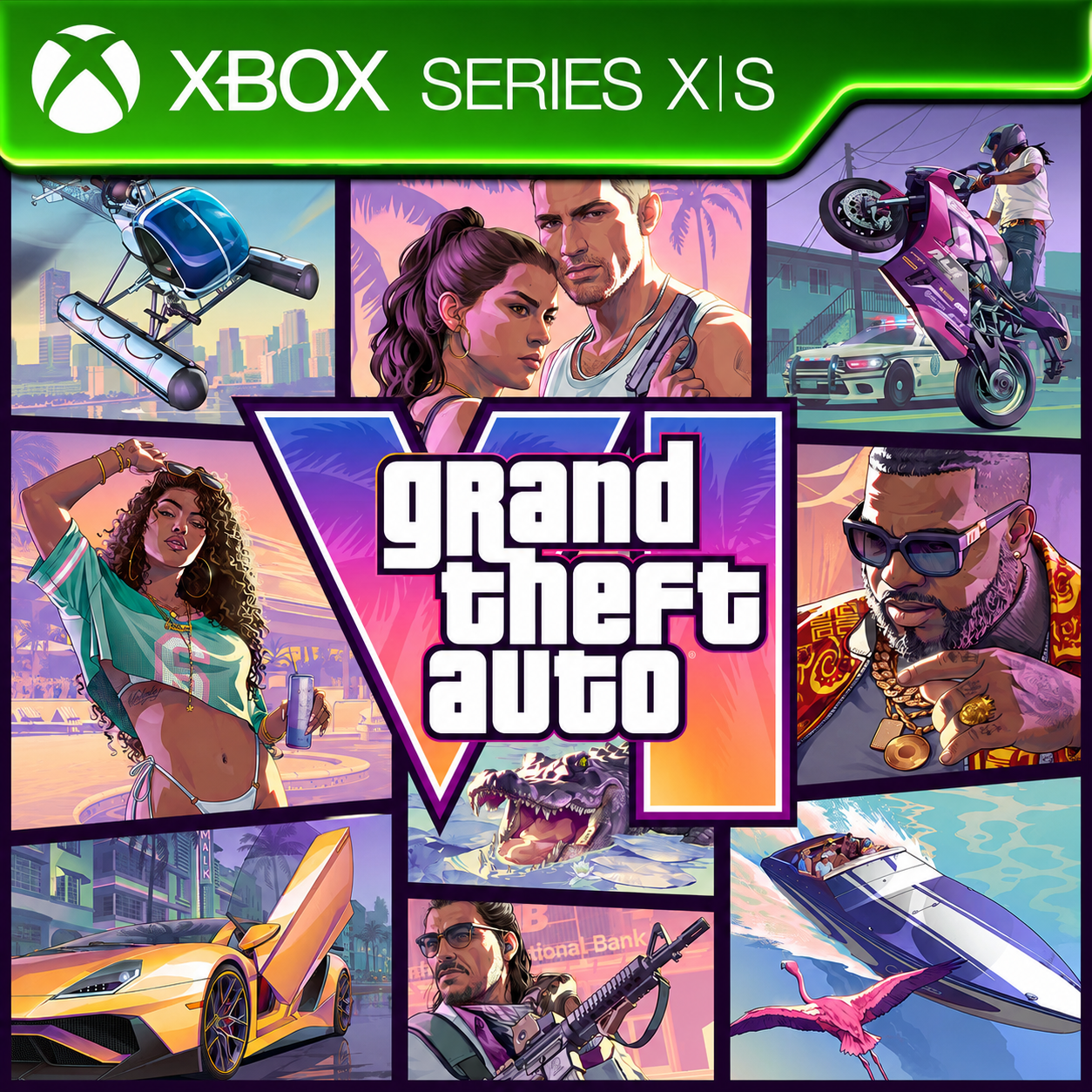 GTA 6 Standart Edition для Xbox Series | Интерфейс + субтитры на русском языке