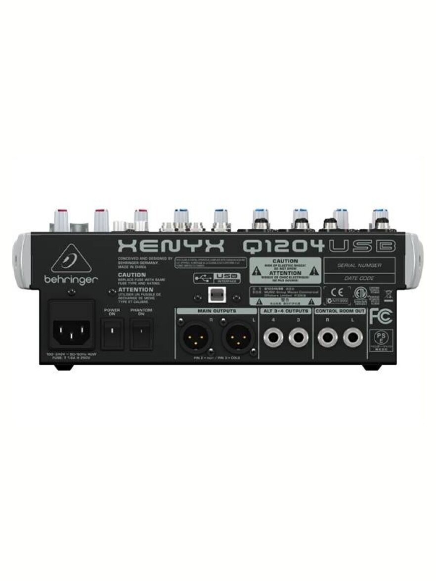 Микшер Behringer Q1204USB — фото 1