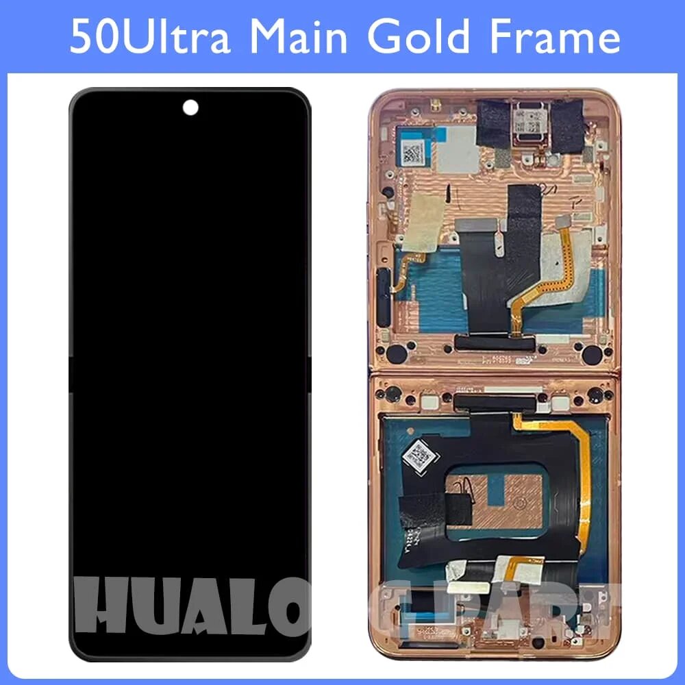 6,9 "AMOLED для Motorola Razr 50 Razr 50 Ultra основной ЖК-дисплей с цифровым 50Ultra Gold Frame