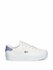 Кроссовки LACOSTE Logo-patch platform sneakers, размер 41 EU, бежевый/белый