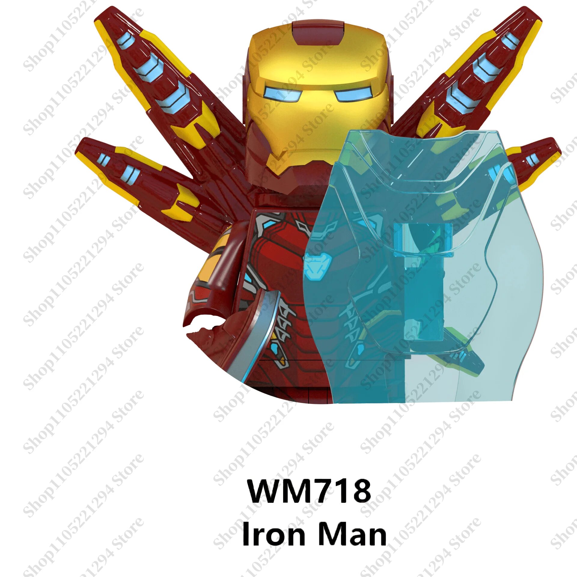 Конструктор BEAST KINGDOM мини-блоки Marvel Вулвайн Железный человек Тор WM718