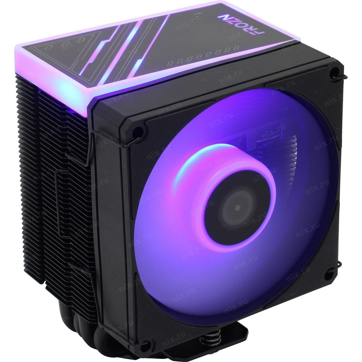 ID-Cooling ID-CPU-FROZN-A400-ARGB (4пин, 115x/1200/1700/AM4/AM5, 25.8дБ, 600-2200об/мин, Al+тепл. трубки) — фото 1