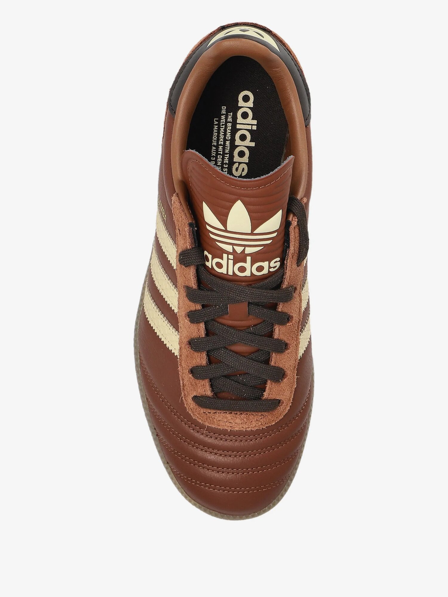 Кроссовки adidas Samba JP, размер 9.5 US, коричневый — фото 1